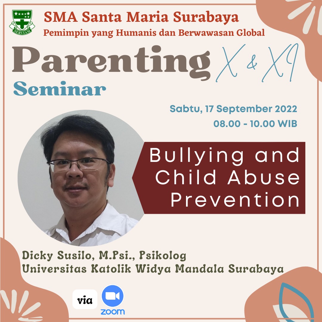 Seminar Parenting: Bullying and Child Abuse Prevention - SANMARU
